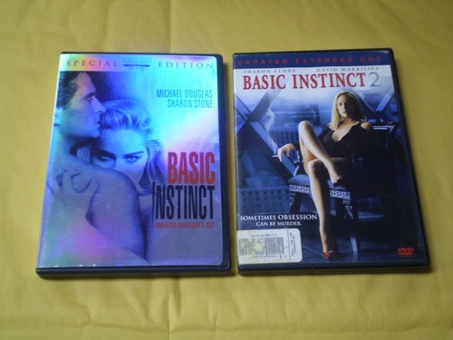 (2) Basic Instinct DVD Lot: Basic Instinct + Basic Instinct 2 Both ...
