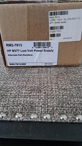 HP Rm2-7913 110v LVPS Low Voltage Power Supply LaserJet Pro M452 M477 ...