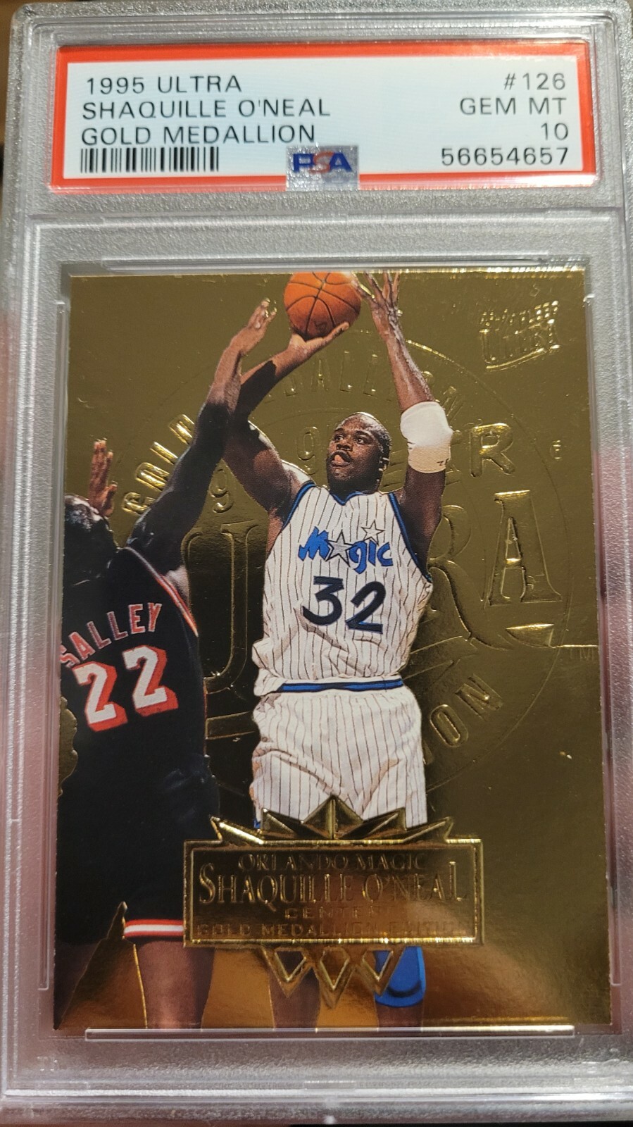 Shaquille O'Neal 1995 Fleer Ultra #126 Gold Medallion Price Guide ...