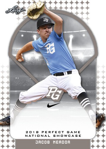 5-Count Lot Jacob Meador 2018 Leaf Perfect Game NIKE All-American ...