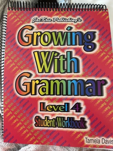 JacKris Publishing’s Growing With Grammar Level 4 Student Workbook | eBay