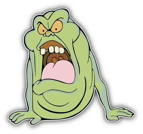 Ghostbusters Slug Monster Cartoon Car Bumper Sticker Decal 5''x 4'' | eBay