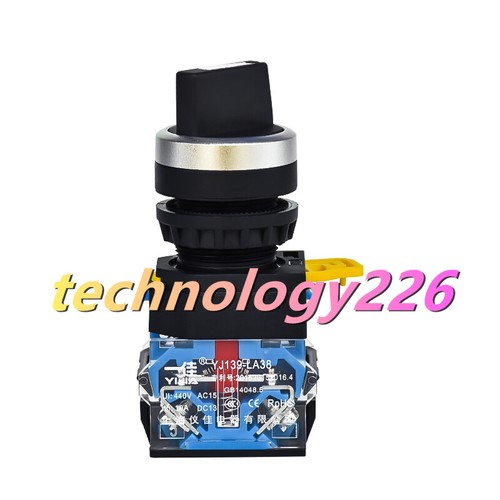 1PC NEW YIJIA Two-speed selector switch 22mm LA38-11X/21 #YX | eBay