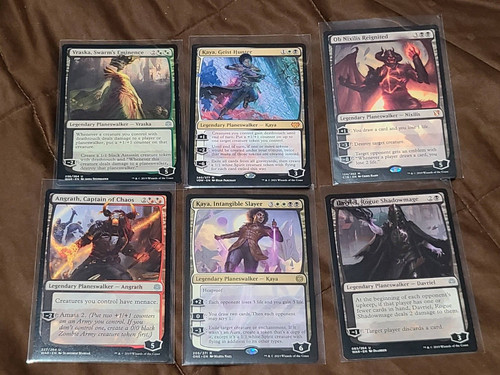 MTG Planeswalker x6 Kaya Geist Hunter/Kaya Intangible Slayer/Vraska ...
