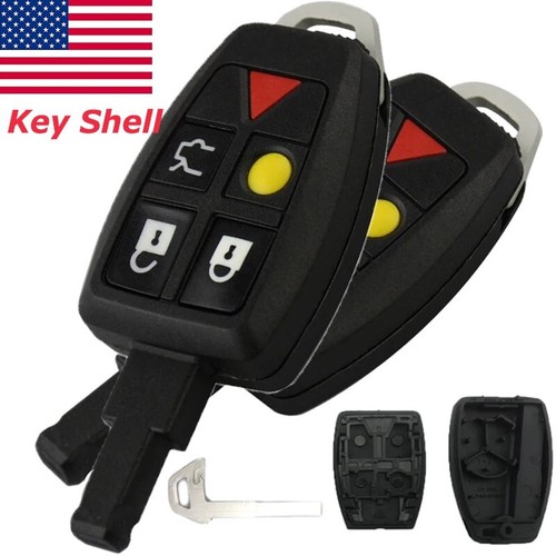 2 for Volvo C30 C70 S40 V50 2005 2006 2007 - 2011 2012 Remote Key Shell ...