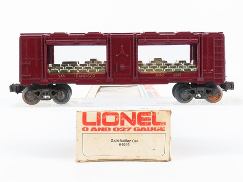 O Gauge 3-Rail Lionel 6-9349 San Francisco Gold Bullion Mint Car #9349 ...
