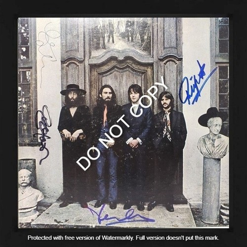 The Beatles Signed Album Hey Jude Autographed Signature Record LP Cover ...