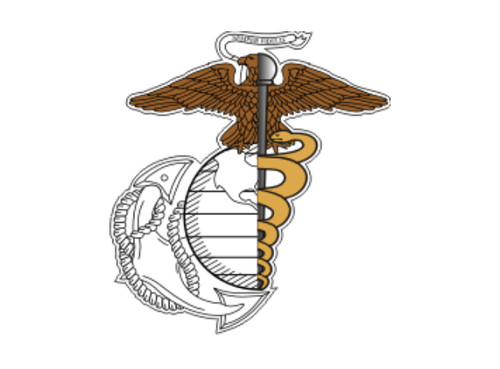 12" us marine corps usmc corpsman bumper sticker decal usa made | eBay