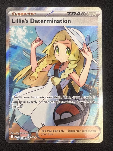 Lillie's Determination SR 169/132 Mega Evolution Pokemon TCG Near Mint ...