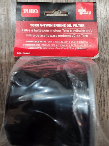 TORO 136-7848P Engine Oil Filter for TimeCutter V-Twin Engines | eBay