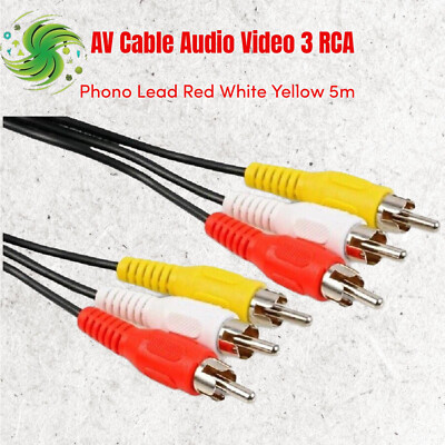 Red White Yellow Cable for sale | eBay