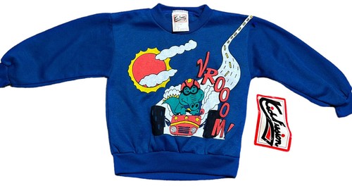 Kid Fusion Deadstock Vintage Sweatshirt Alligator Driving Size 6 | eBay