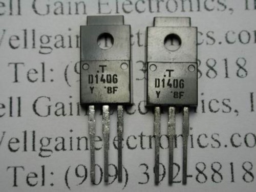 2pcs TOSHIBA 2SD1406-Y TO220 NPN Power Transistor 60V 3A RH | eBay