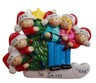 Personalized Angel Tree Family of 10 Christmas Ornament | eBay