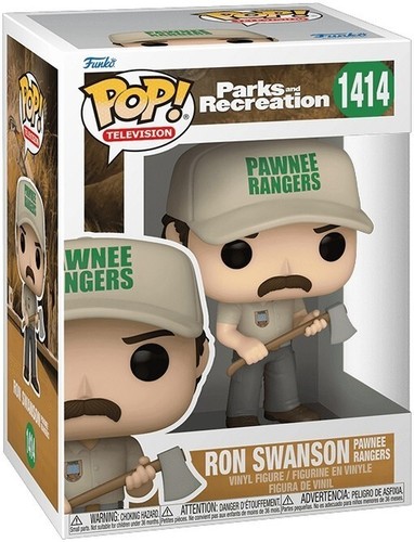 FUNKO POP 1414 Parks & Rec Ron (Ranger) | eBay