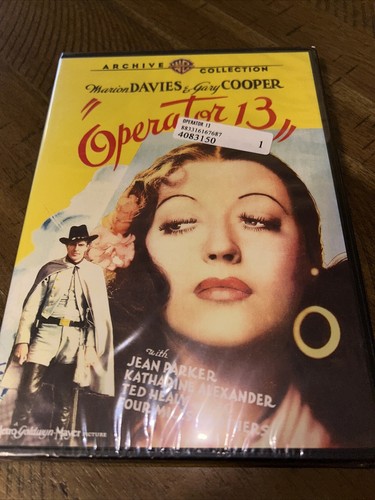 Operator 13 DVD 1934 Gary Cooper, Katherine Alexander, Marion Davies ...