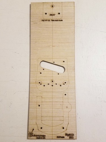 Tele Bridge Plate Bigsby Drill Pattern Hole Template Guitar Vibrato B50 ...