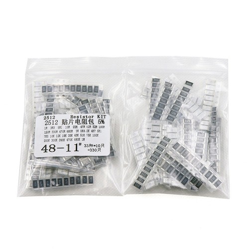 2512 For SMD Resistor Set 330pcs 33 Values 1R-1M Ohm 5% for PCB ...