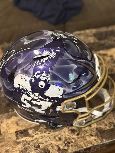 Ray Lewis Signed Custom Painted SpeedFlex | eBay