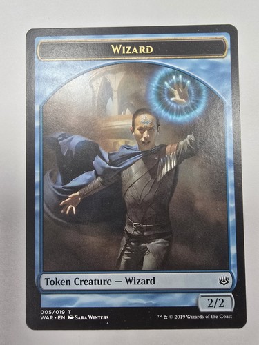 Wizard Token War of the Spark Regular Magic The Gathering Mtg Nm | eBay