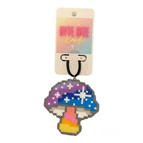 Starry Shroom Handmade Mini Kandi Necklace For Festival Rave Costume ...