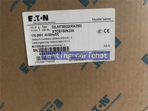 NEW 1PCS Eaton DILM750/22(RA250) DIL M750 XTCE750N Dilm 750/22(RA250 ...