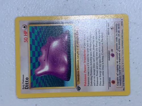 Pokémon TCG Ditto Fossil 3 Holo Unlimited Holo Rare | eBay