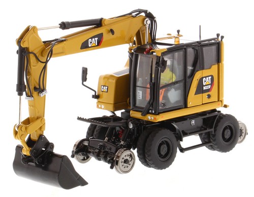 DieCast Masters 85662 1:50 Caterpillar M323F Railroad Wheeled Excavator ...