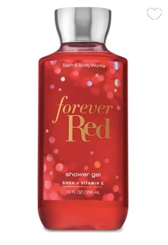 Bath and Body Works FOREVER RED Shea + Vitamin E Shower Gel ~10 fl.oz ...