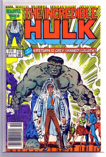 HULK #324 Return of Grey Hulk! Marvel Comic Book ~ VF | eBay