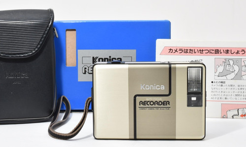 [MINT in Box] Konica Recorder Gold Half Frame camera Point & Shoot From ...