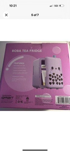 Orbit Boba Tea Mini Beauty Fridge Pink for sale online | eBay