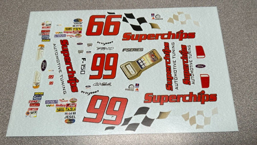1/24 2003 Carl Edwards #99 Superchips Ford Truck Series Water Slide ...