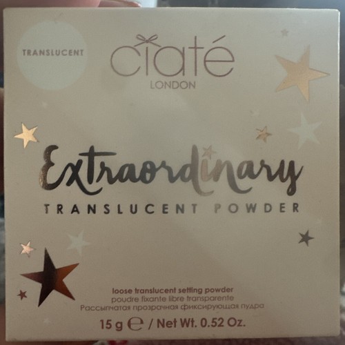 Ciate London Extraordinary Translucent Powder .52 OZ Full Size NEW in ...