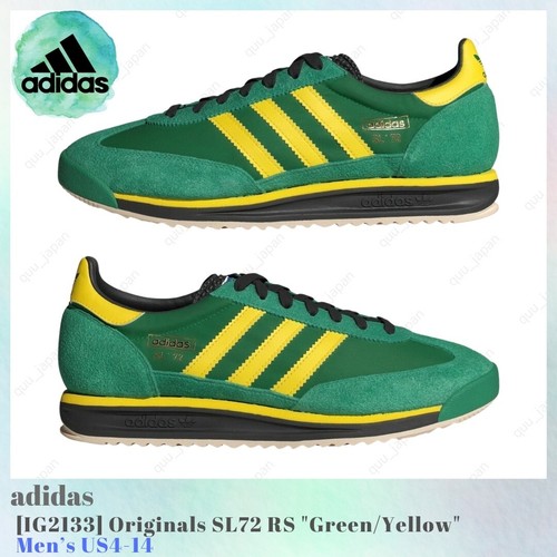 adidas Originals SL72 RS Green Yellow IG2133 Men's US4-14 NEW | eBay