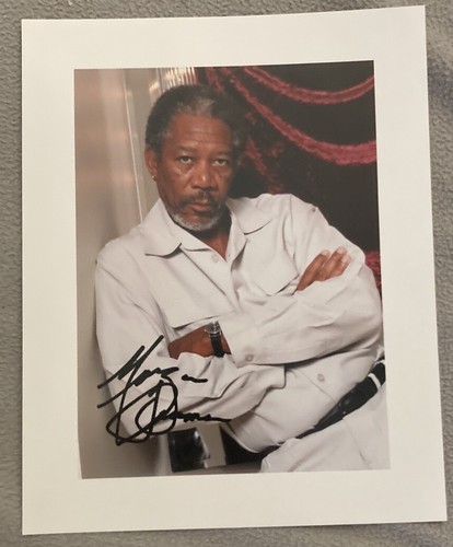 MORGAN FREEMAN Hand Signed Autographed 8 X 10 PHOTO W/COA | eBay