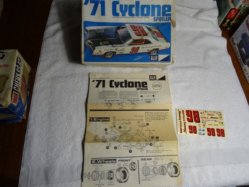 MPC 1971 Cyclone box, instructions and decals | eBay
