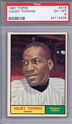 1961 Topps # 319 Valmy Thomas EX MT PSA 6 | eBay