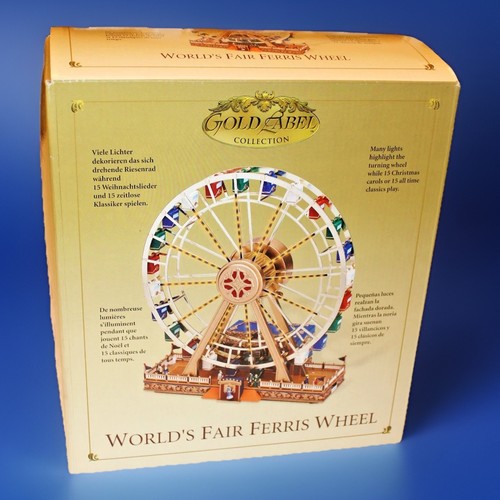 VINTAGE MIB MR CHRISTMAS GOLD LABEL WORLDS FAIR PARACHUTE RIDE / NEVER ...