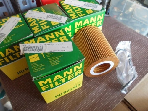 BMW Z3 Z4 X3 X5 ETC FORD GT C55AMG 4 NEW MANN GERMAN OIL FILTERS HU925 ...