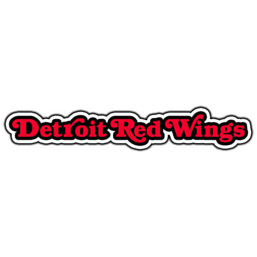 Detroit Red Wings Script Logo #4 Hockey Sticker Waterproof Vinyl Decal ...