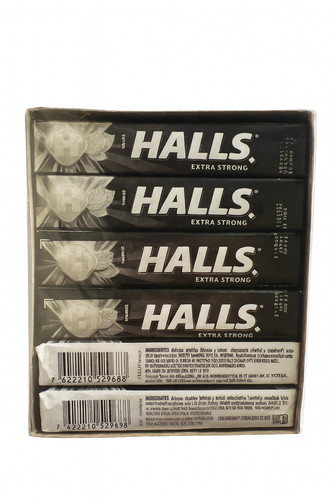 HALLS BLACK Extra Strong Menthol Halls Negras Mexicanas 12 Pc (2 PACK ...
