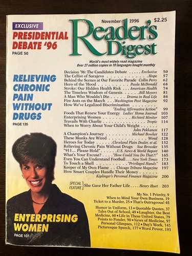 Vintage Readers Digest Magazine November 1986 | eBay