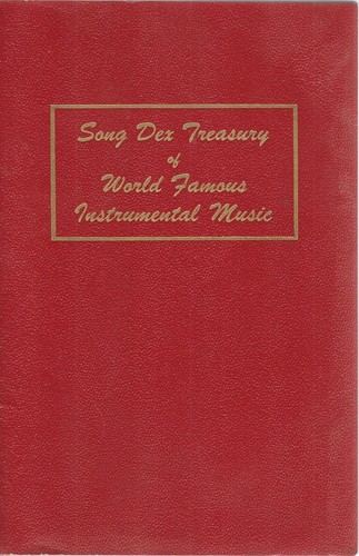 Song Dex Treasury of World Famous Instrumental Music 1955 Vintage ...