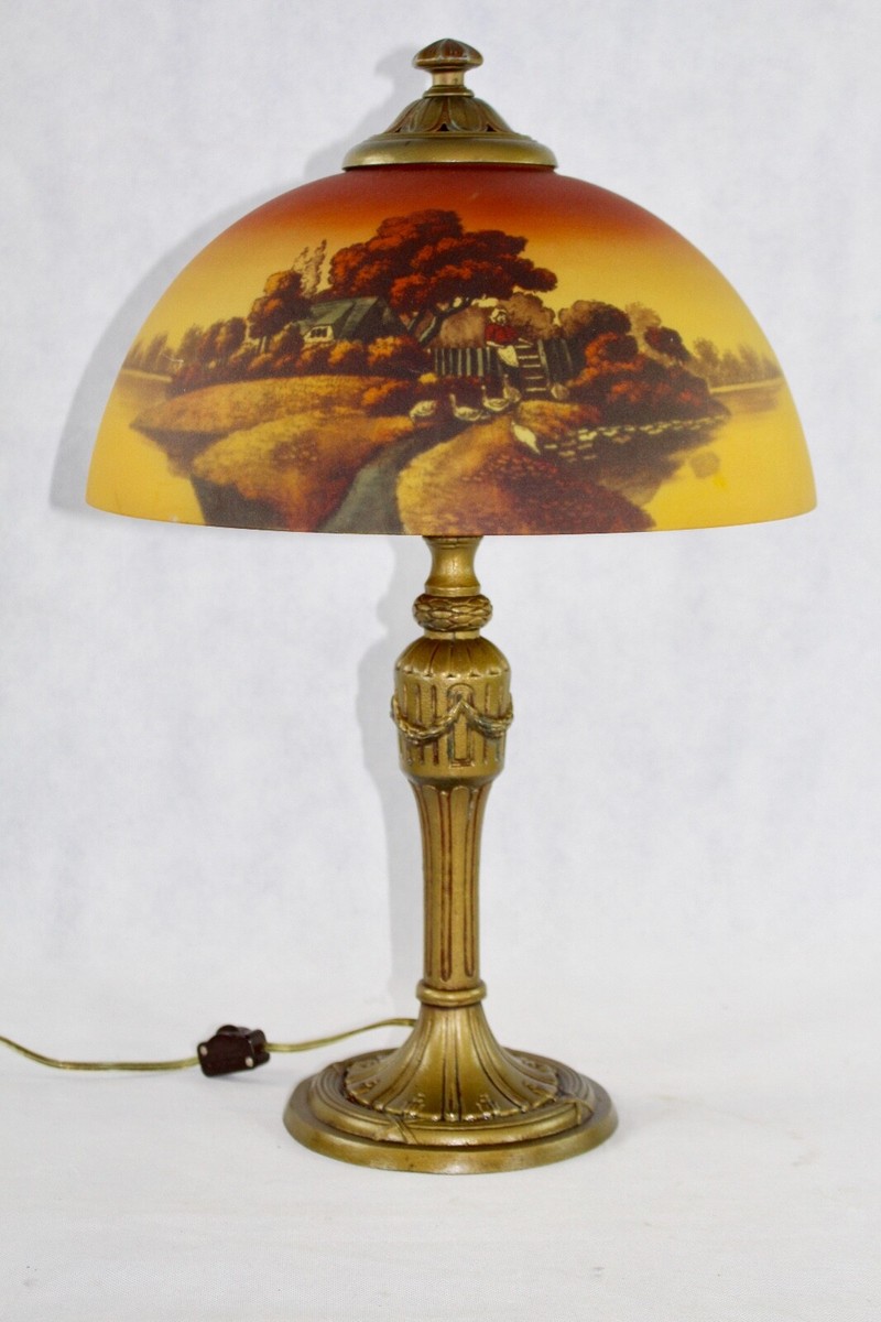 Classique Reverse Painted Lamp Reverse Painted Lamp For Sale | EBay