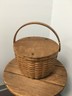 Antique B. G. HIGGINS Basket Pounded ASH Sm Market West Chesterfield ...