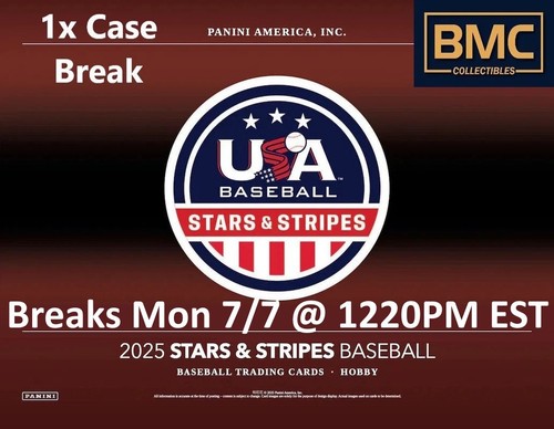 RJ Cope Jr. 2025 Panini Stars & Stripes Baseball 1x Hobby Case Break ...