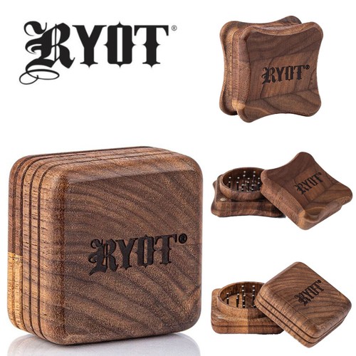 RYOT Wood Grinder 1905 | Grinders Smoke Walnut Body Smoking Kannastor ...