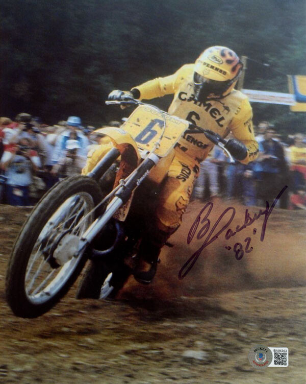 Brad Lackey Team Suzuki 1982 Carlsbad 500 USGP motocross MX original ...