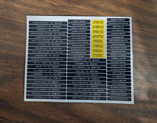 TYCOPRO Tyco Box Stickers Labels Reproduction Die Cut | eBay